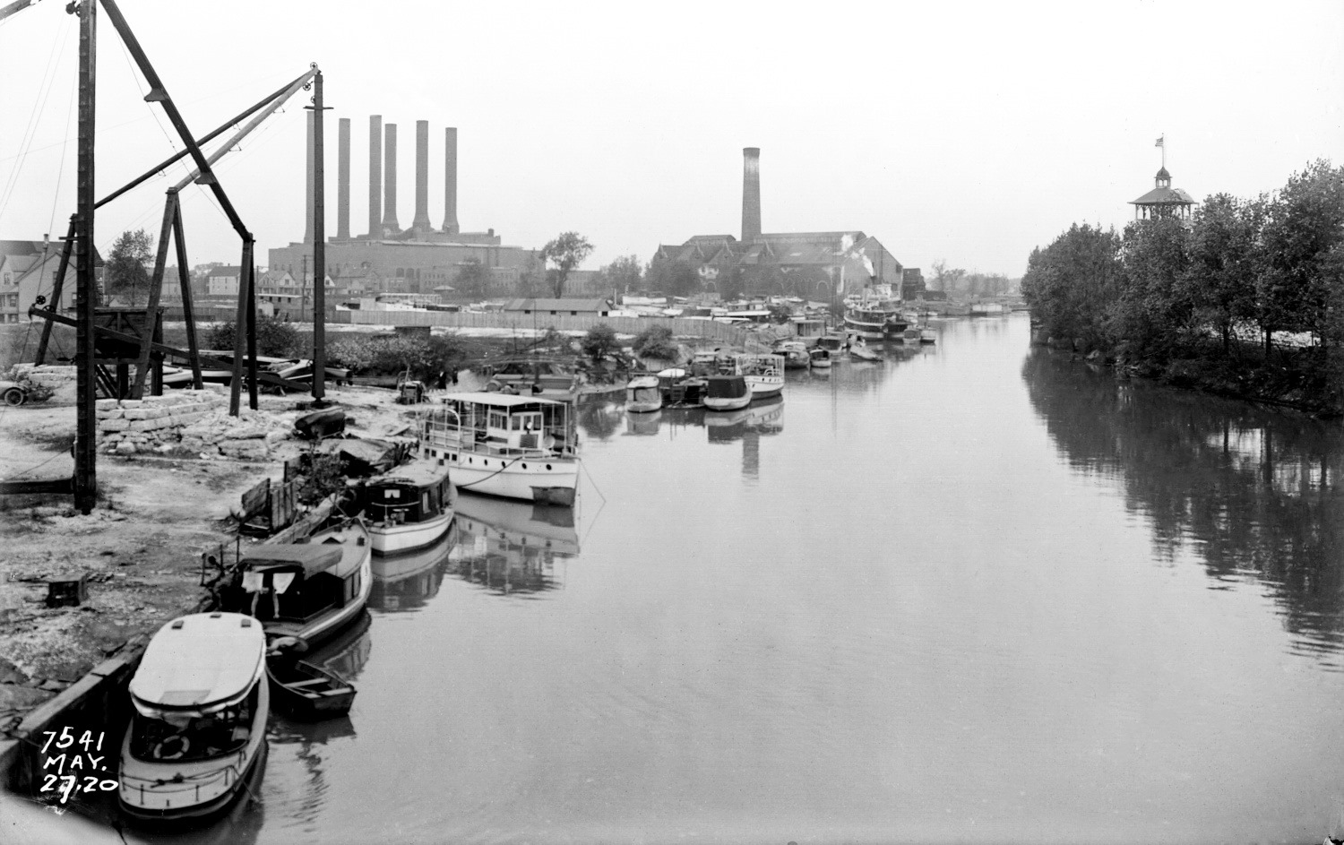 Industrial History: Grebe Shipyard on the North Branch of the Chicago River