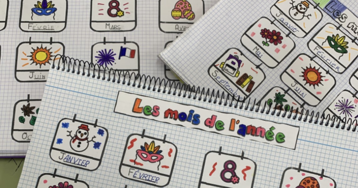 Les mois de l'année