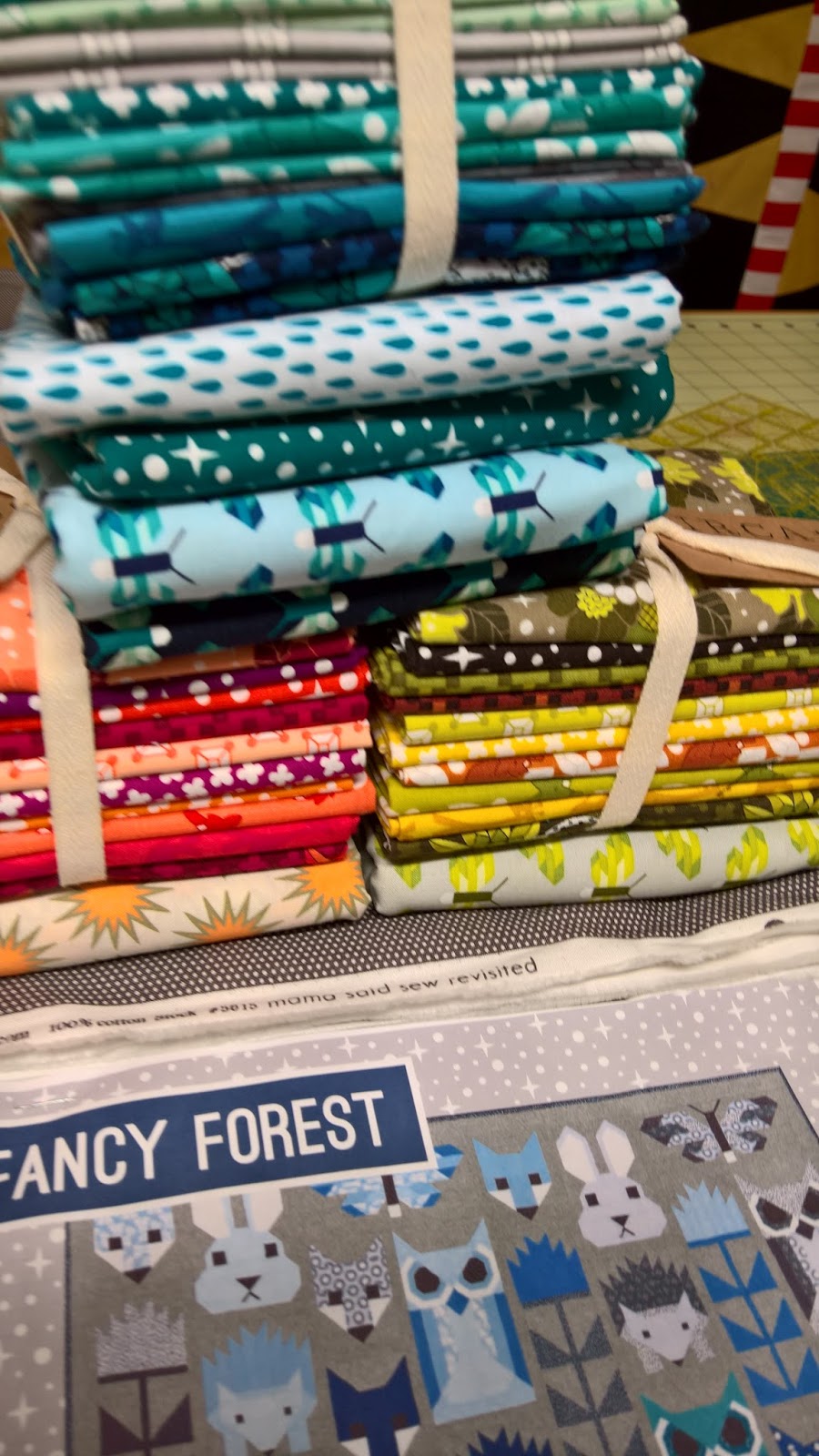 Quilting Square One: FINALLY fancy forest