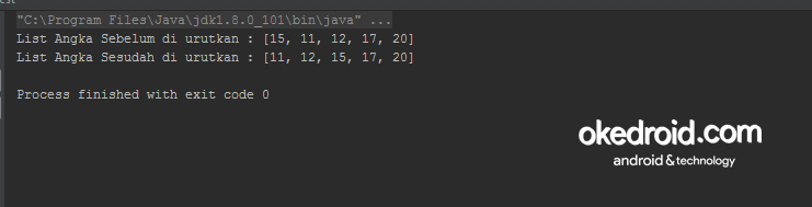 Belajar Mengurutkan (Sorting) List Pada Aktivitas Java - Java Media Kita