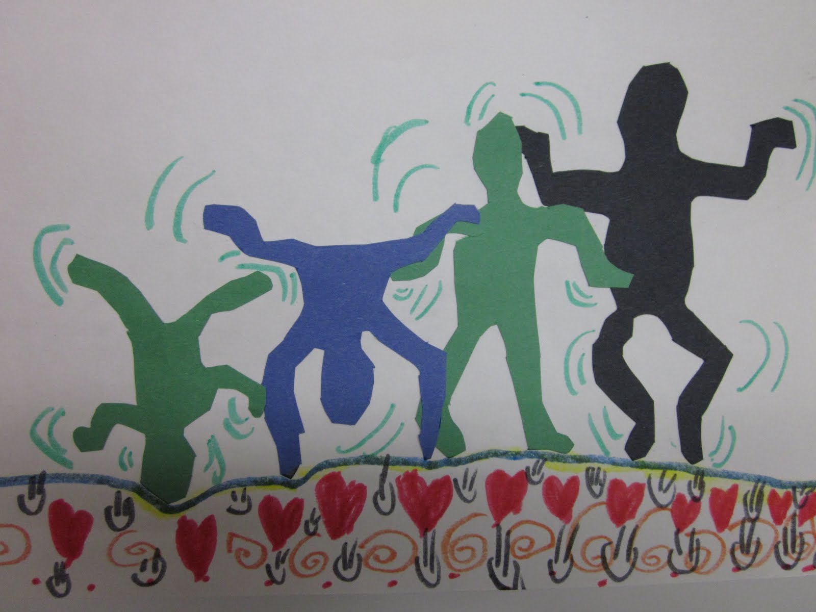 [99] Oeuvre Keith Haring Silhouette | Affiche Img