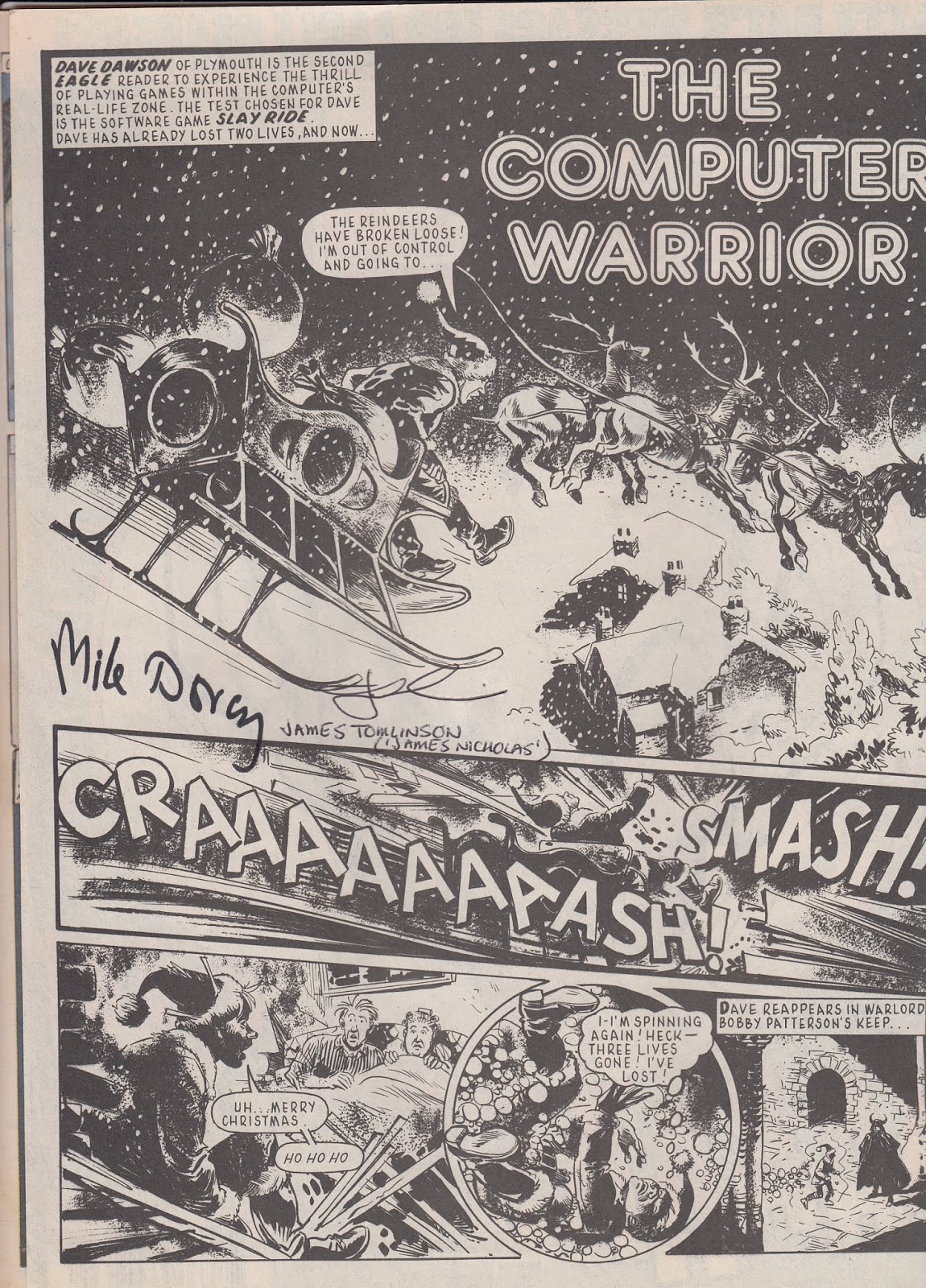 Boys Adventure Comics: It's a Computer Warrior christmas!