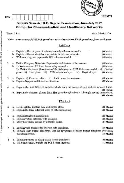 Visvesvaraya Technological University B.E. (CBCS) Seventh Semester ...
