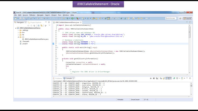 Java Ee Jdbc Callablestatement Cursor Oracle