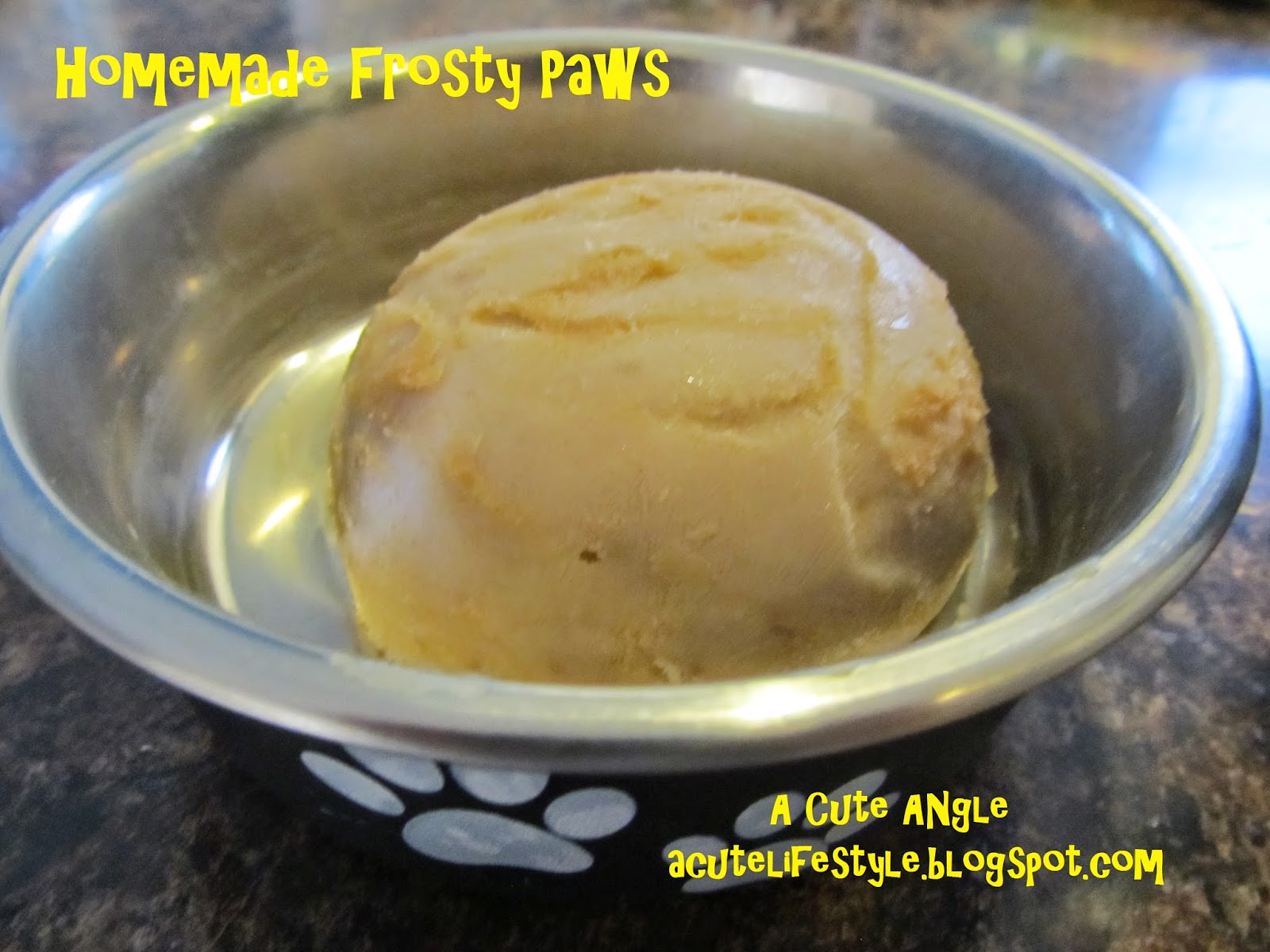 Homemade Frosty Paws - A Cute Angle