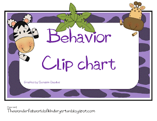 The Wonderful World of Kindergarten: Monday Made it: Behavoir Clip ...