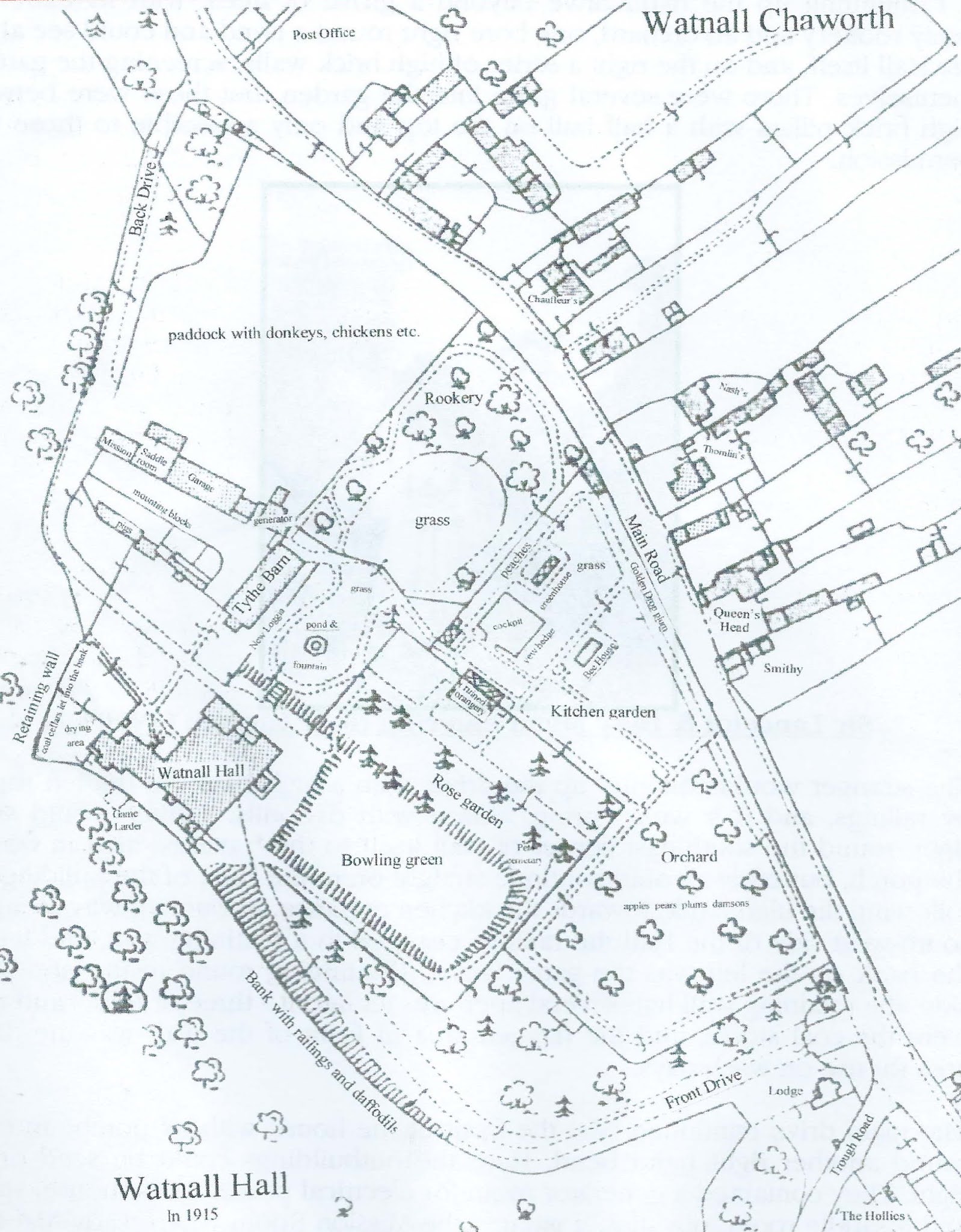 The Grounds and Garden of Watnall Hall