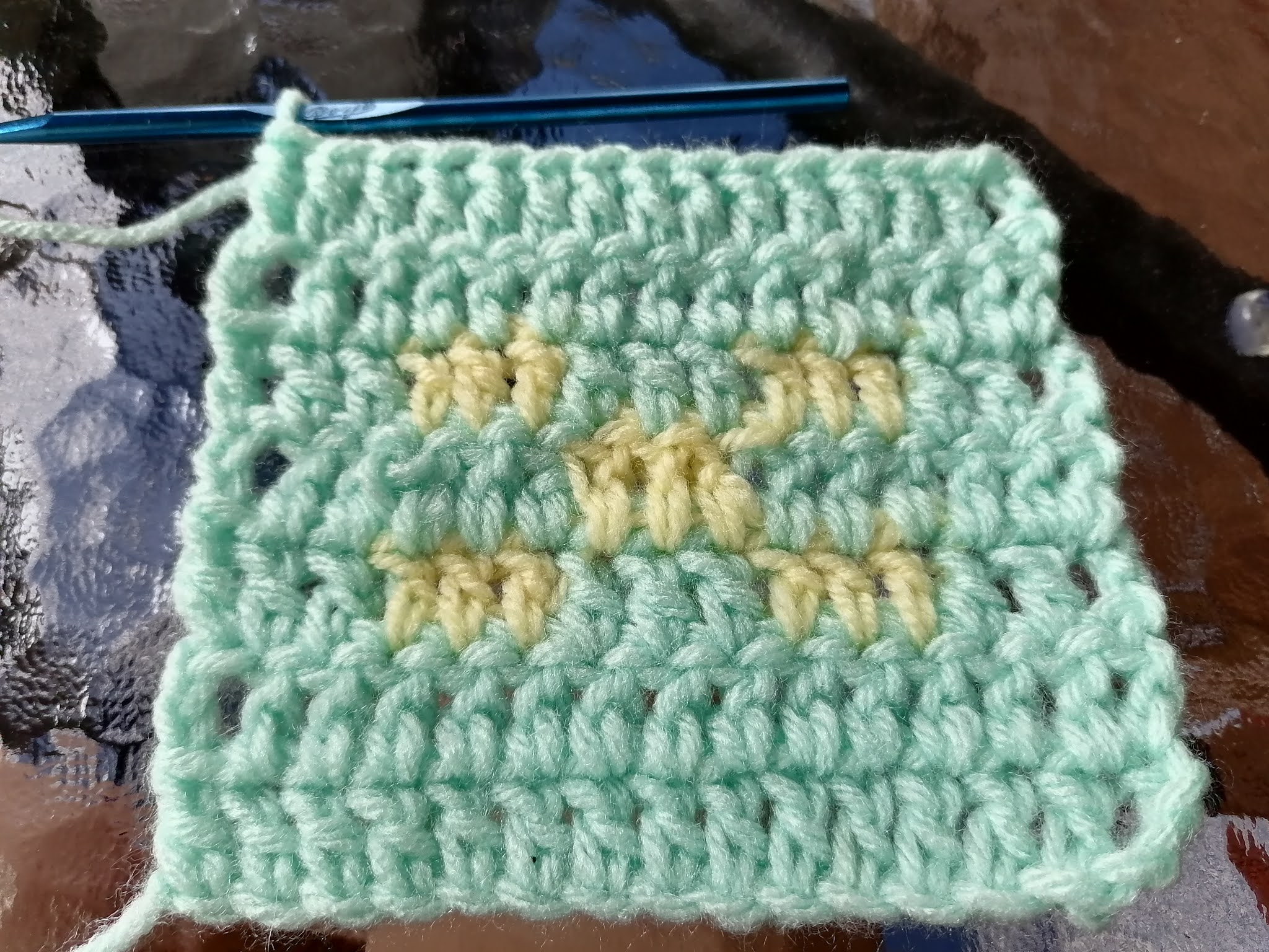 FREE By Tina G: How I Use My Graph Patterns With Double Crochet and Two ...