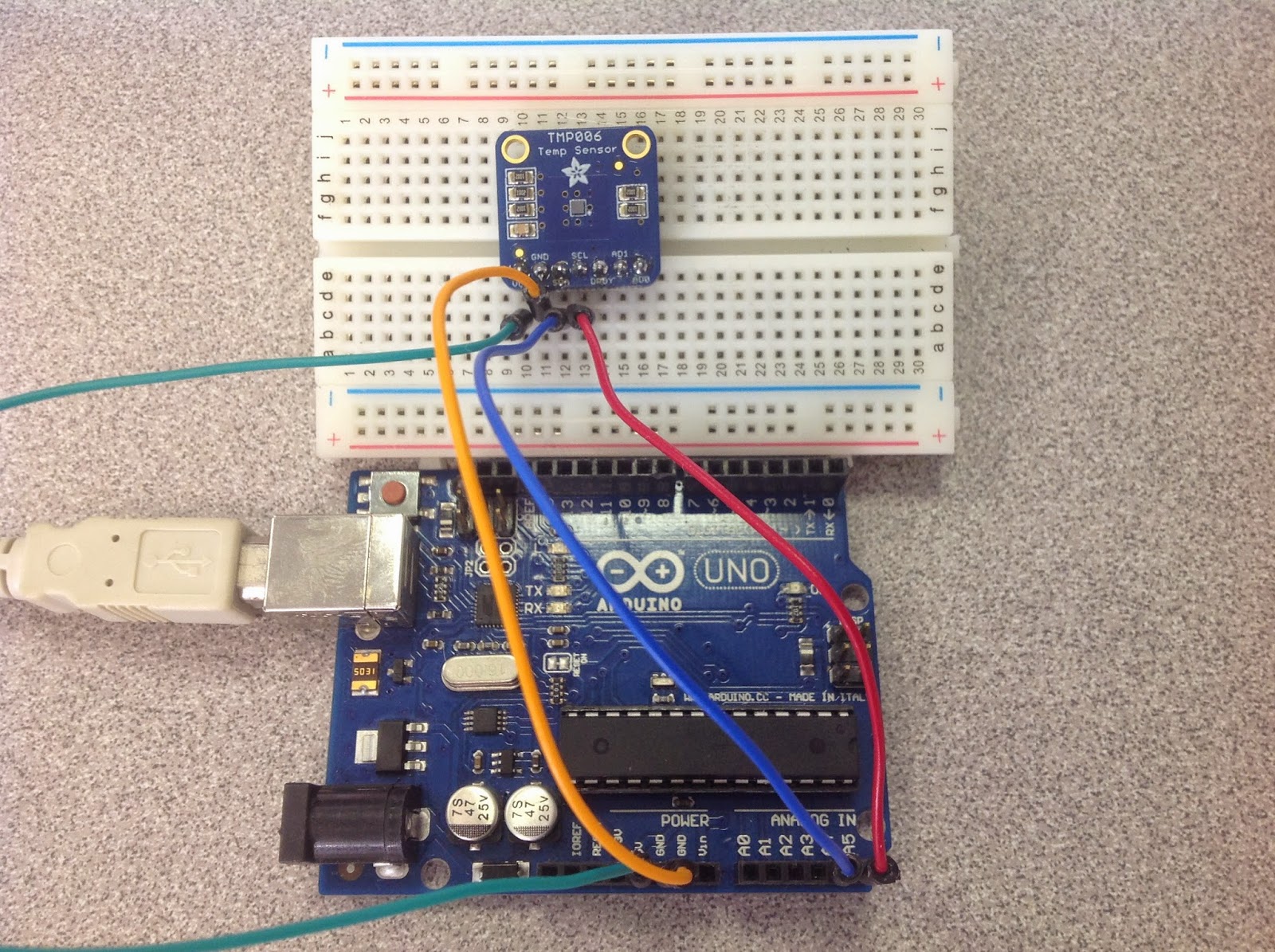 Sensors Tutorials with Arduino: Contact-less Infrared Thermopile Sensor ...