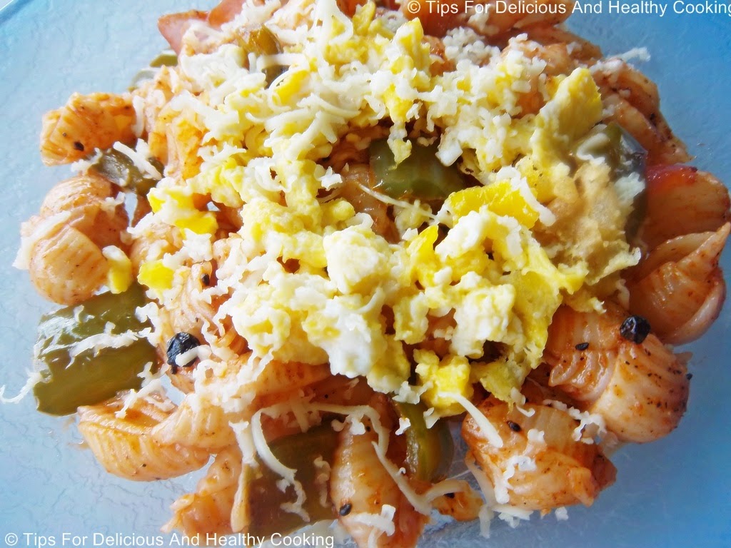 Shell Pasta With Gooey Egg Scramble - Resep Makanan Bergizi