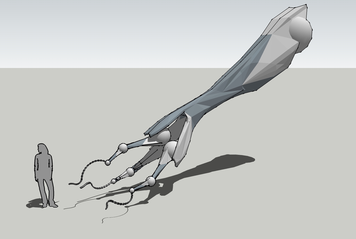 A Cross-Section of Steven W. Howard Art: War of the Worlds Tripod (part 2)