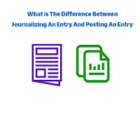 What is The Difference Between Journalizing An Entry And Posting An Entry