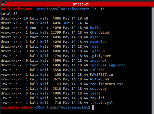SOLUTION: Installing impacket on kali linux - Studypool