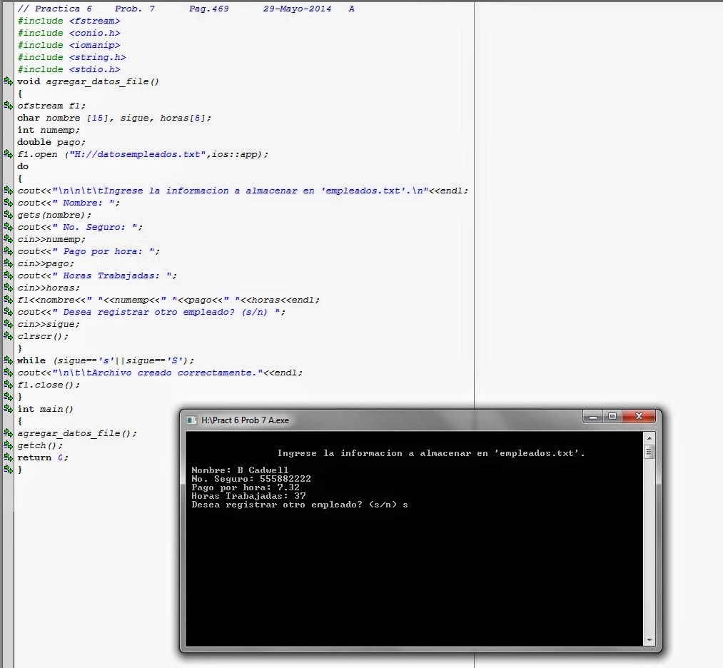 Programación Estructurada: Practica 6