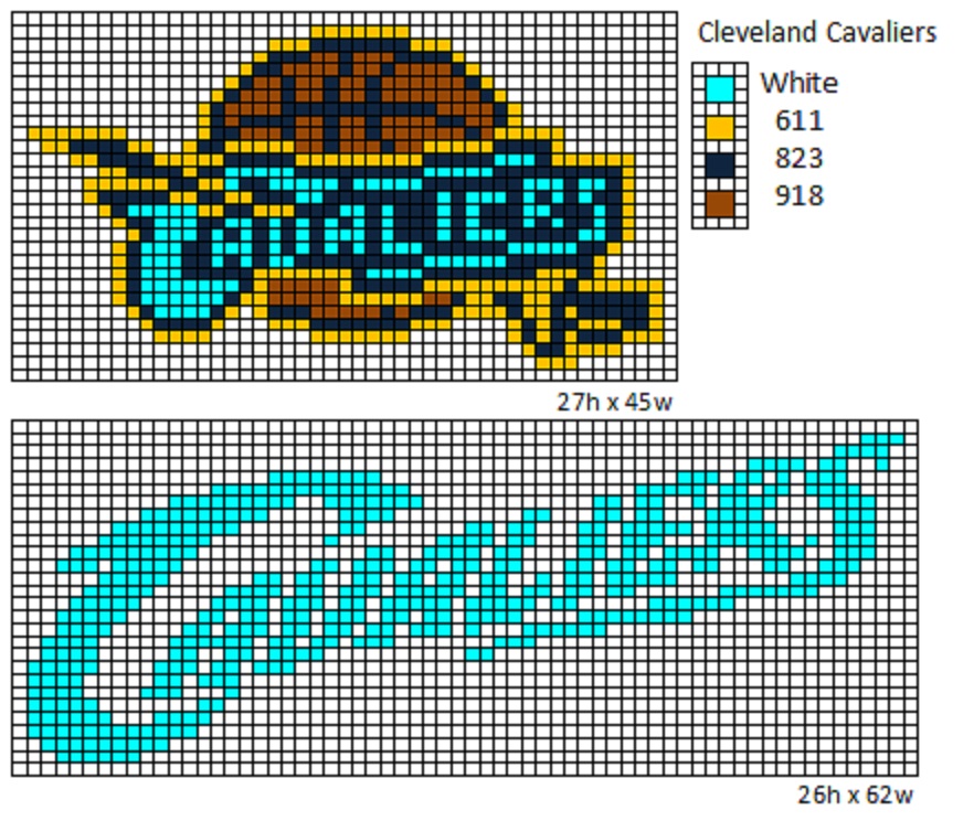 Nba Logo Pixel Art