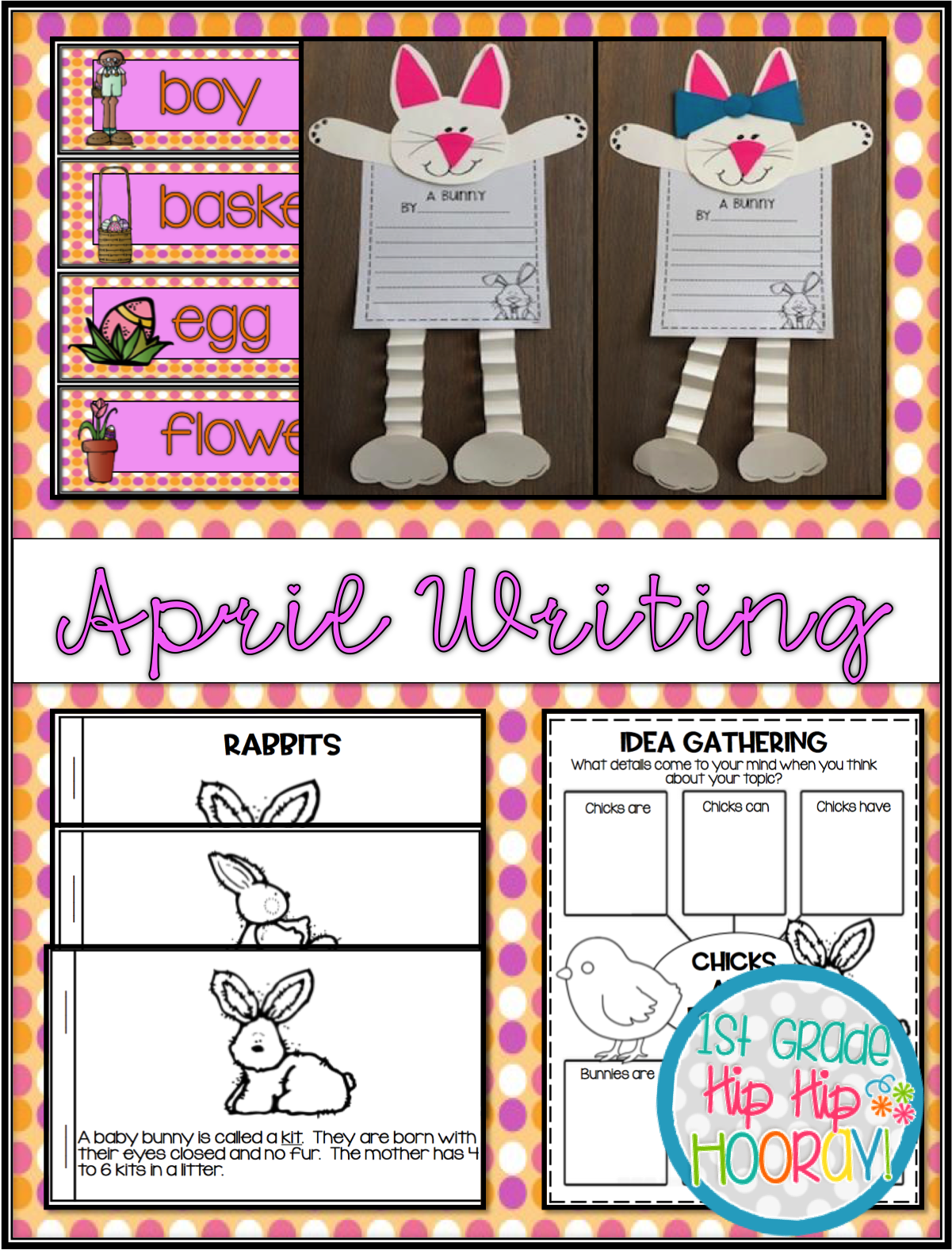 1st Grade Hip Hip Hooray!: April Writing