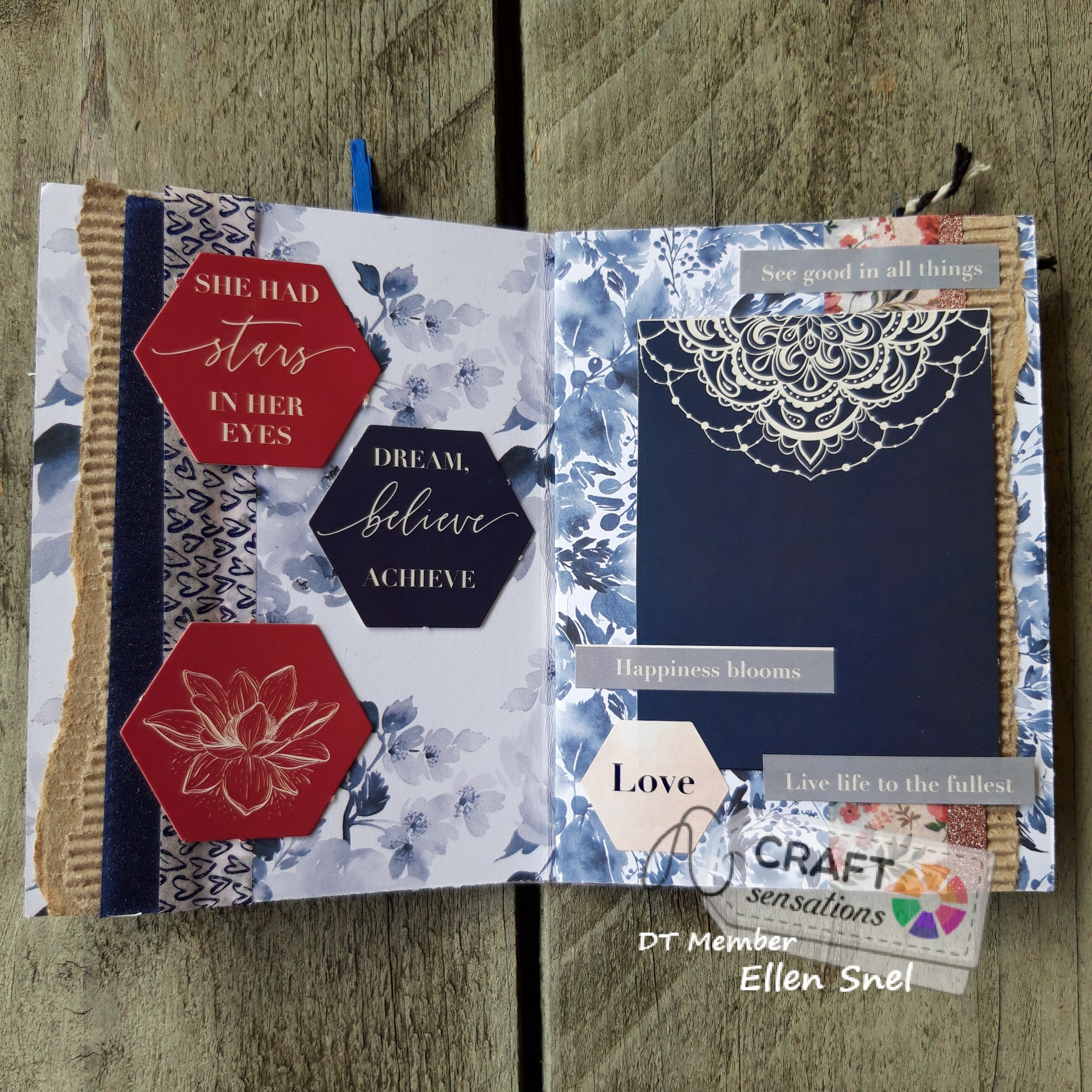 Craft Sensations: Art-journal boekje