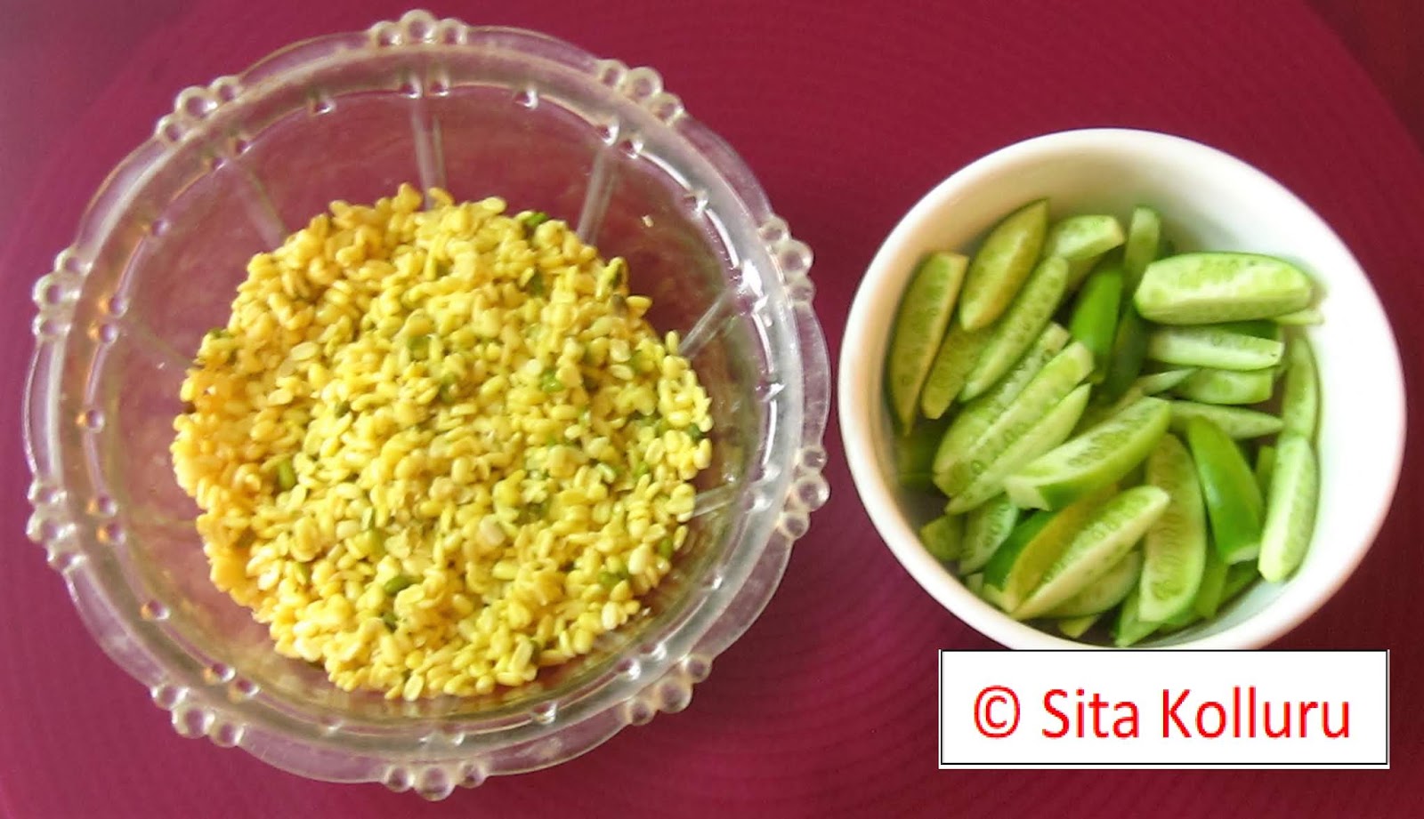 Sita's Ruchulu: dondakaya patholi (Andhra) (Kundru/tindora/gherkin ...