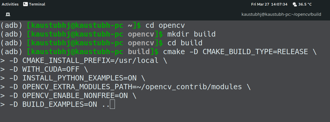 Manjaro Linux Help Installation Of Opencv Tensorflow Keras On