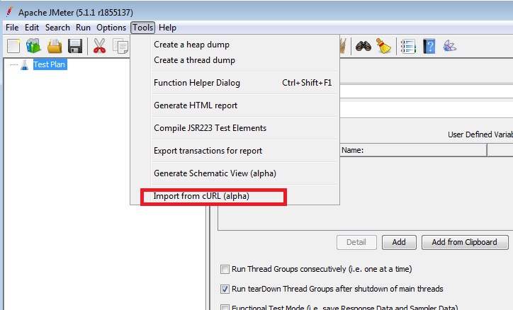 Performance Testing Only Recording Testing Curl Apis Using Jmeter