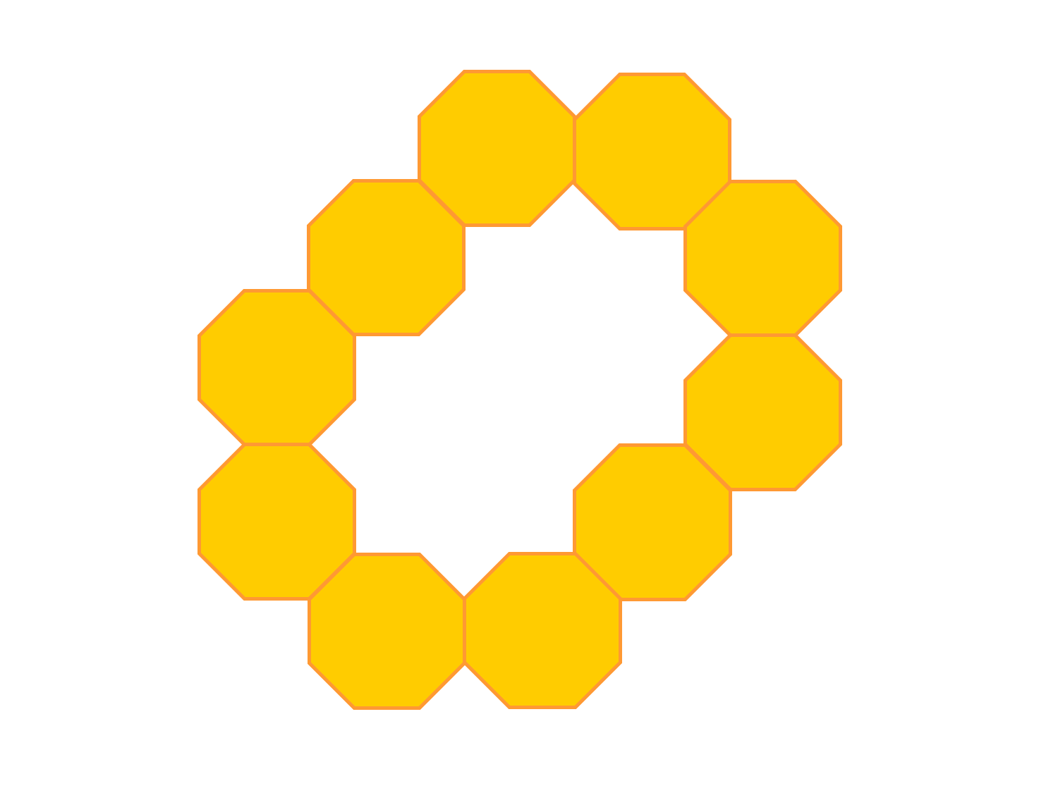 MEDIAN Don Steward mathematics teaching: regular octagon loops