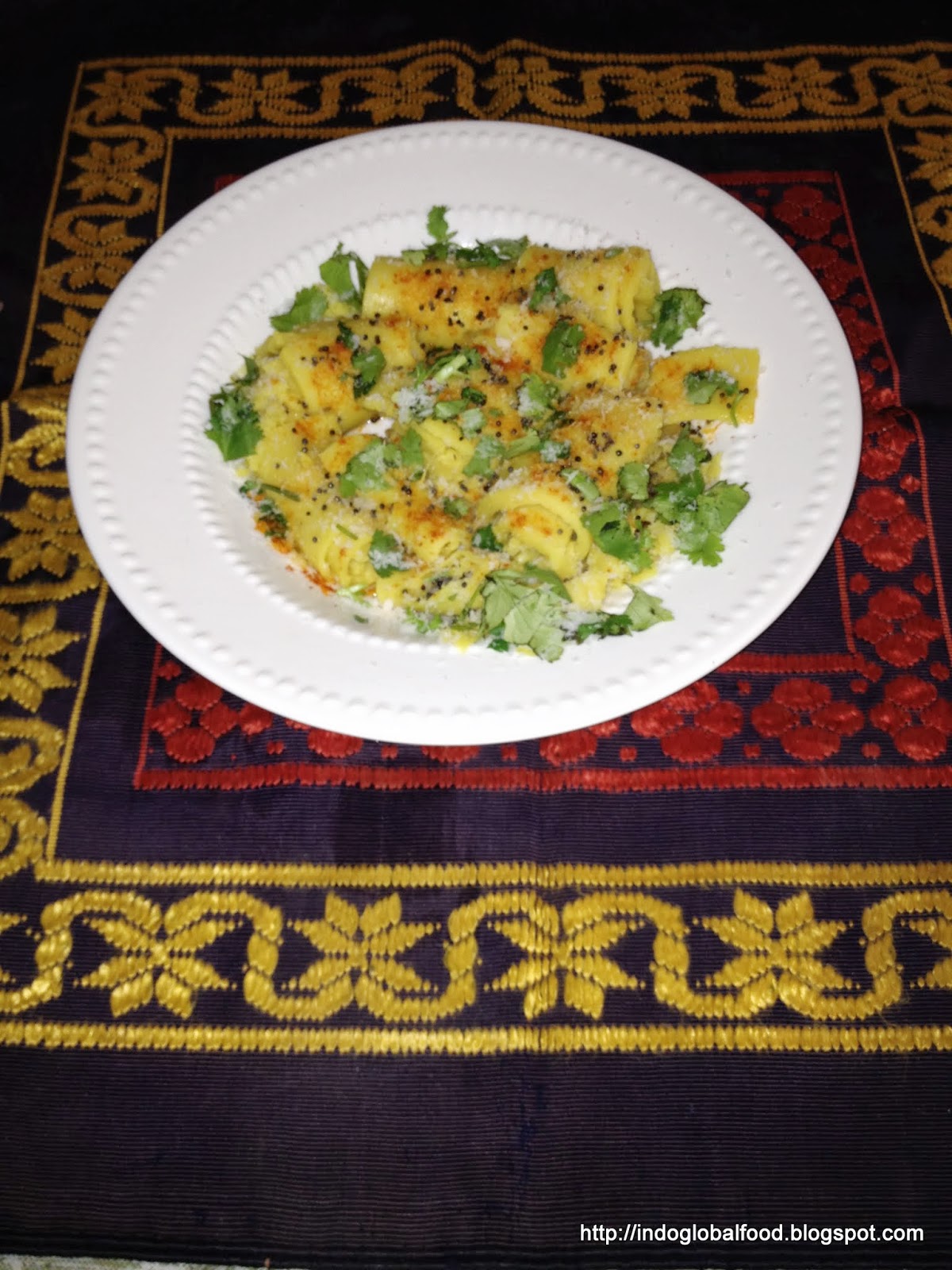 10 Minute Microwave Khamani (Gram Flour Appetizer)