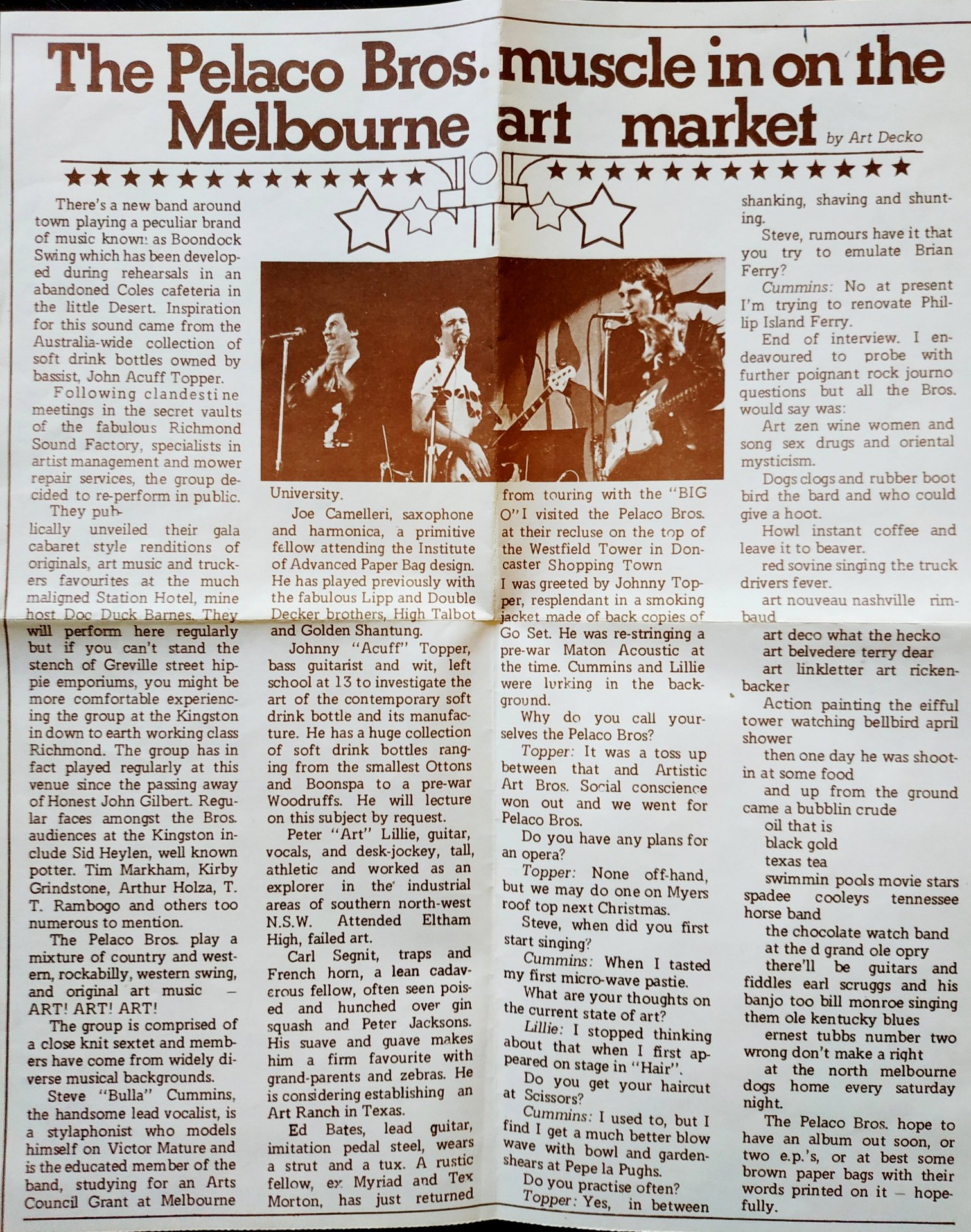 Rock On Vinyl: W.O.C.K On Vinyl - The Pelaco Bros: The Notorious Pelaco ...