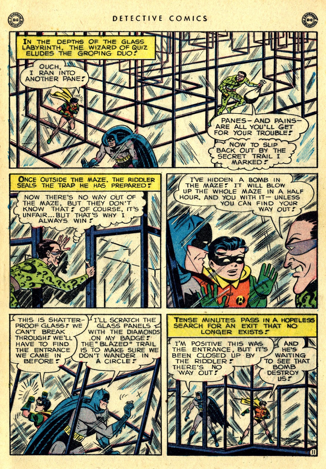 Riddler (DETECTIVE #140) Riddler First Appearance Cover Story