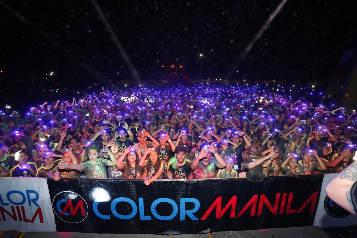 Color Manila Caps 2016 with the Color Manila Blacklight Run Held at ...