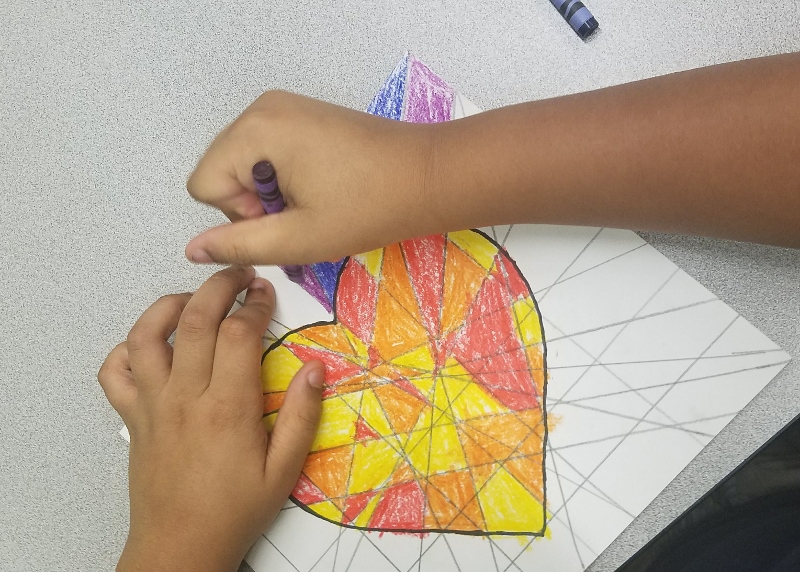 Mrs. Pearce's Art Room : Warm / Cool Hearts