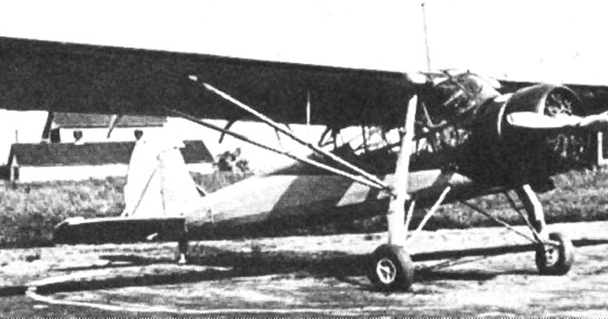 FDRA - Fuerza Aérea: Avión de enlace: Kokusai Ki-76 Stella (Japón)