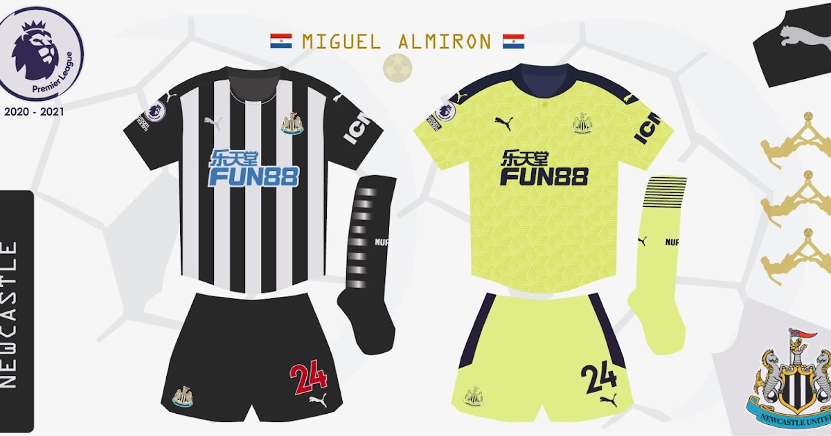Design Futbol Kits: Newcastle 2020 - 2021 (Premier League)