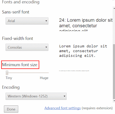 internet tips and tricks in hindi: computer browser font size kaise ...