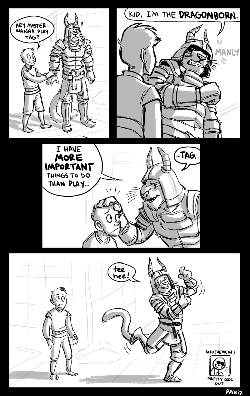 Ninja Weasels: Skyrim comics