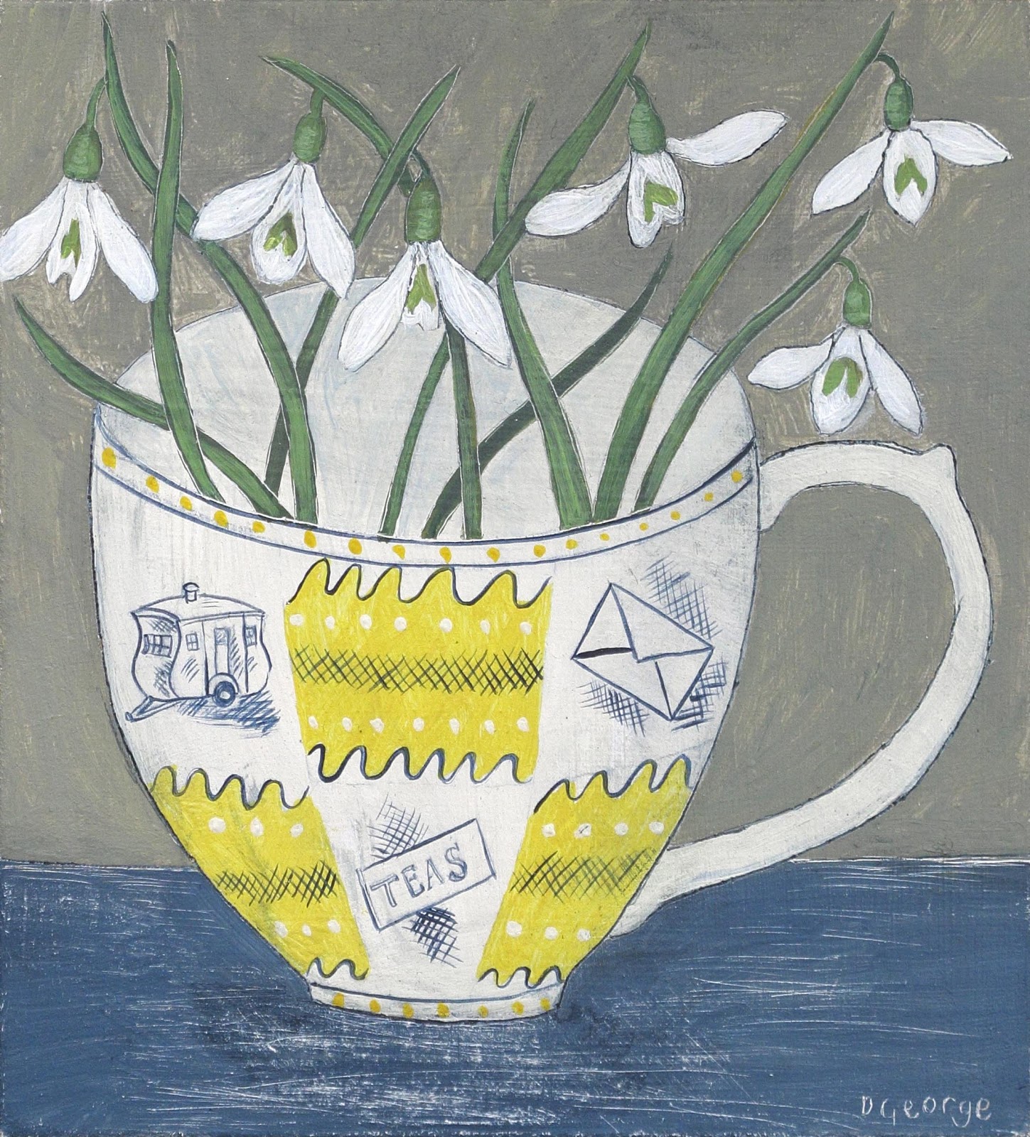 Debbie George, Painter: New work for Beside the Wave gallery, Cornwall