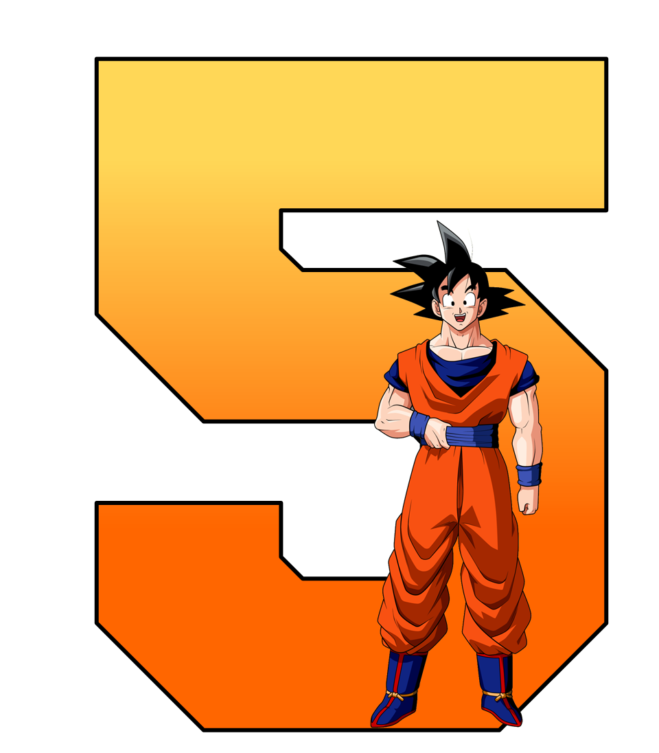 Kits imprimibles gratis : Dragon Ball Z Números