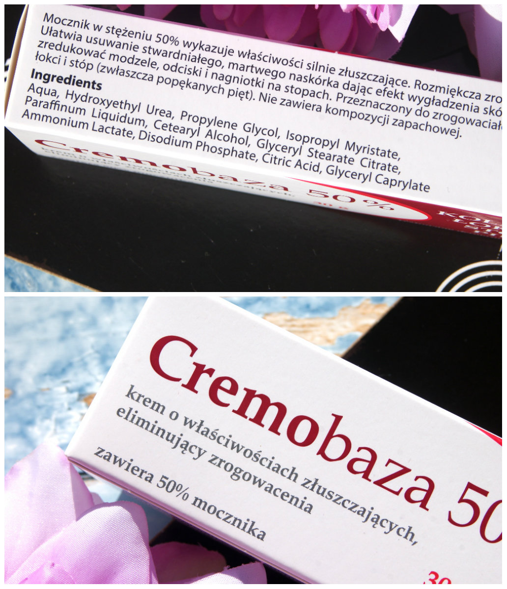 Woman's Dream Trunk...: CREMOBAZA 50% TO KREM LIKWIDUJĄCY ZROGOWACENIA ...