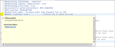 SAP ABAP Central: Display Standard text using CDS annotation ...