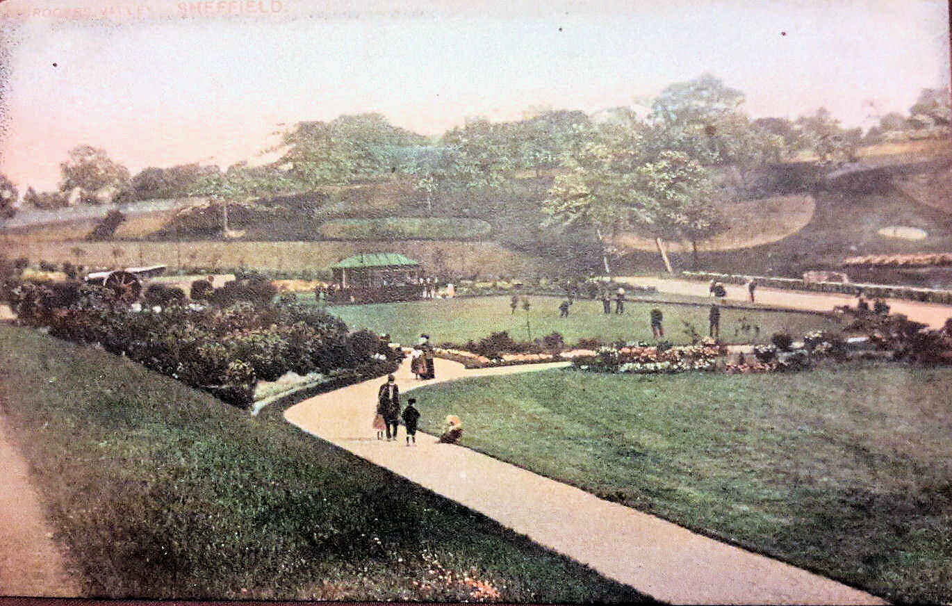 View From A Hill: Crookes Valley Park - Sheffield - Old postcards