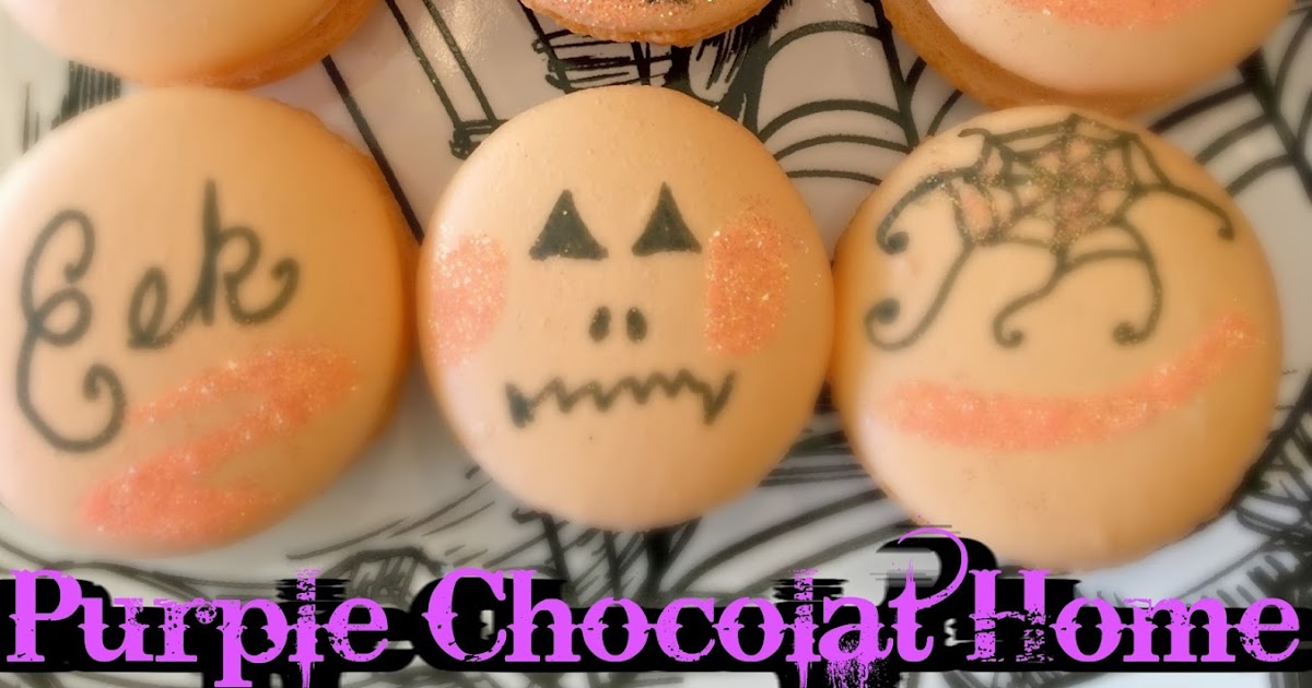 Halloween Macarons - Purple Chocolat Home