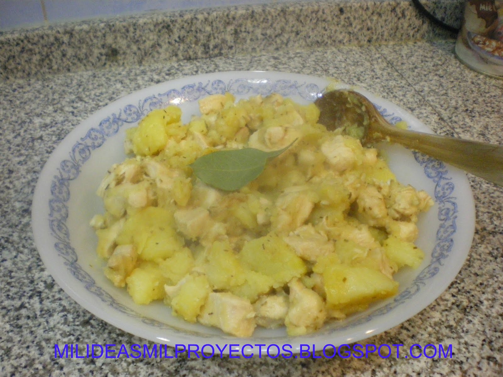 Papas con pollo - Mil ideas, mil proyectos