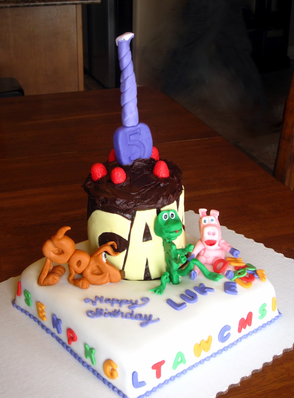 Custom Cakes By Stef: Word World Cake
