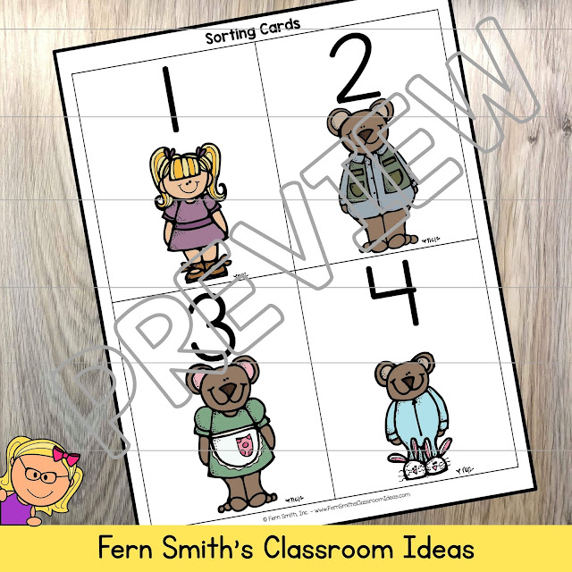 Goldilocks and the Three Bears for Kindergarten Week 3, Small Group ...