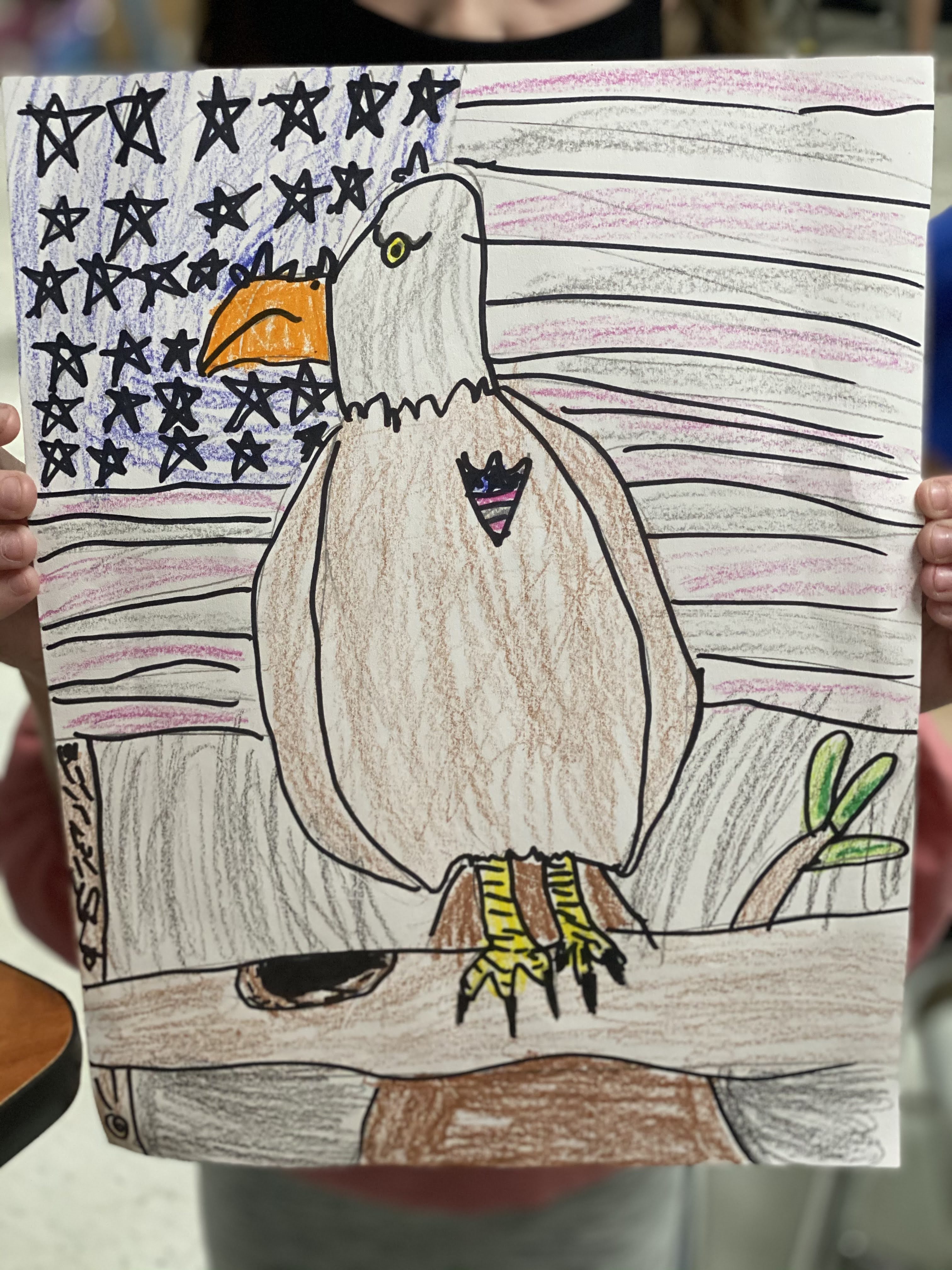 Elements of the Art Room: Patriotic art for Veterans Day!