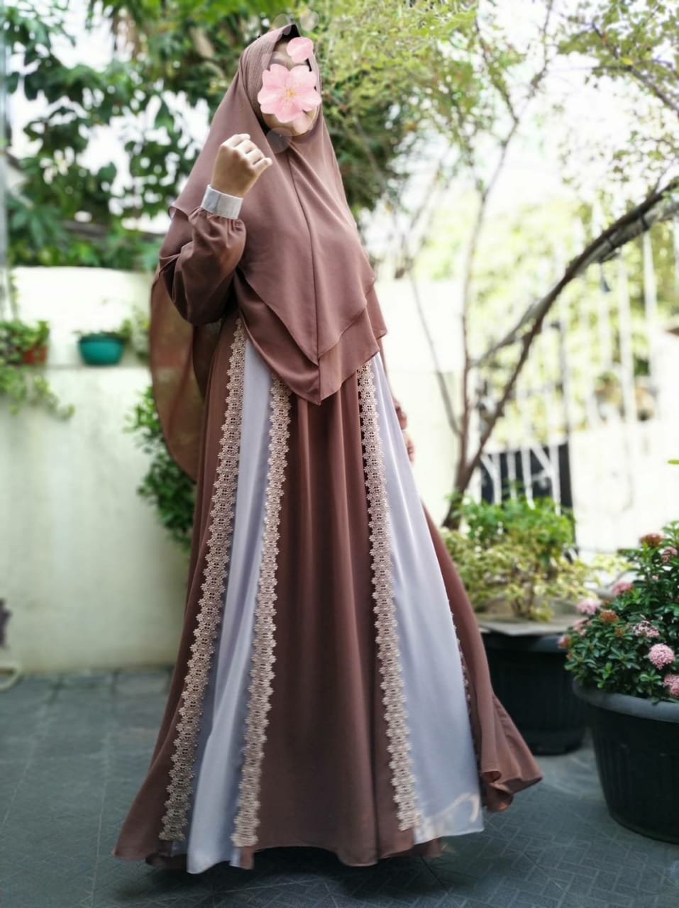 Gamis Hum.com: GAMIS 1set ( GAMIS DAN KERUDUNG )