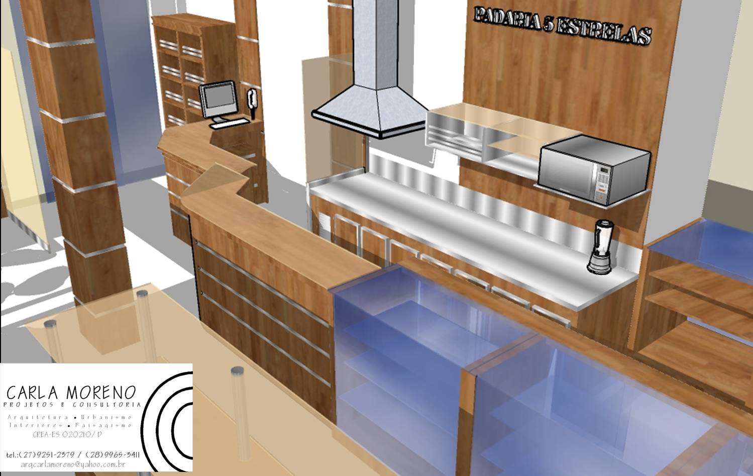 Carla Moreno - Projetos: PROJETO PADARIA 5 ESTRELAS