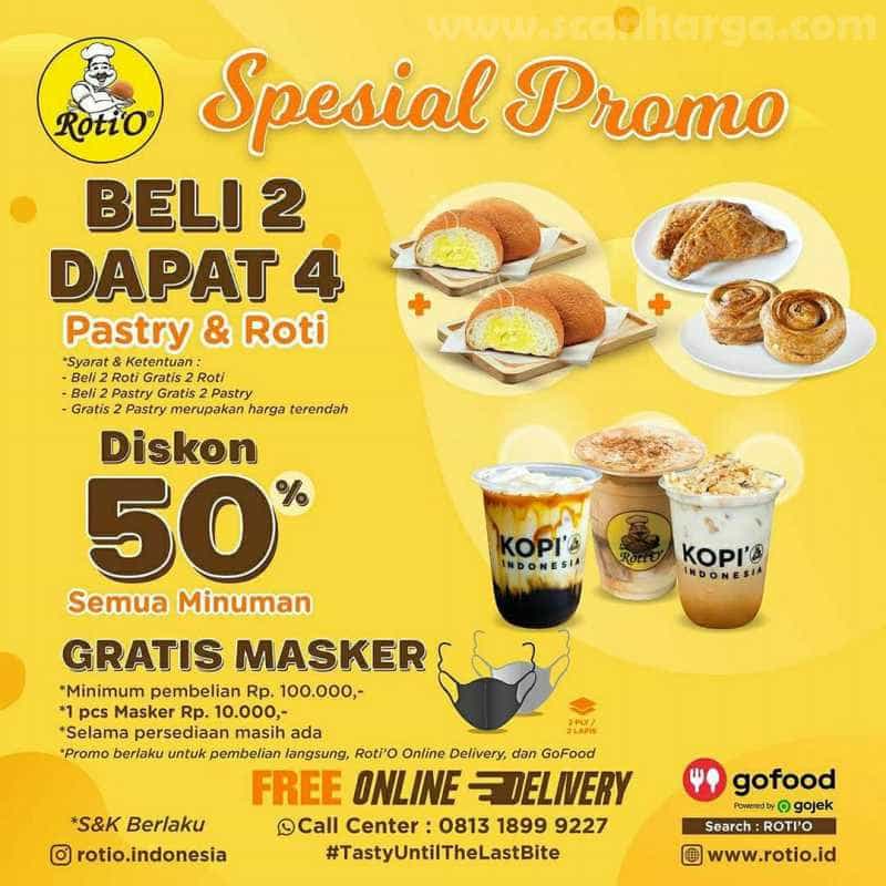 Promo Roti 'O Terbaru September 2020 - scanharga