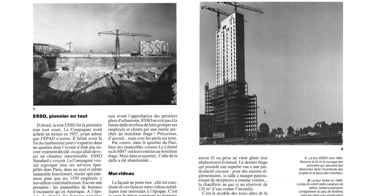 Paris La Défense - Histoire et histoires: 1965 - Mise en service de la ...