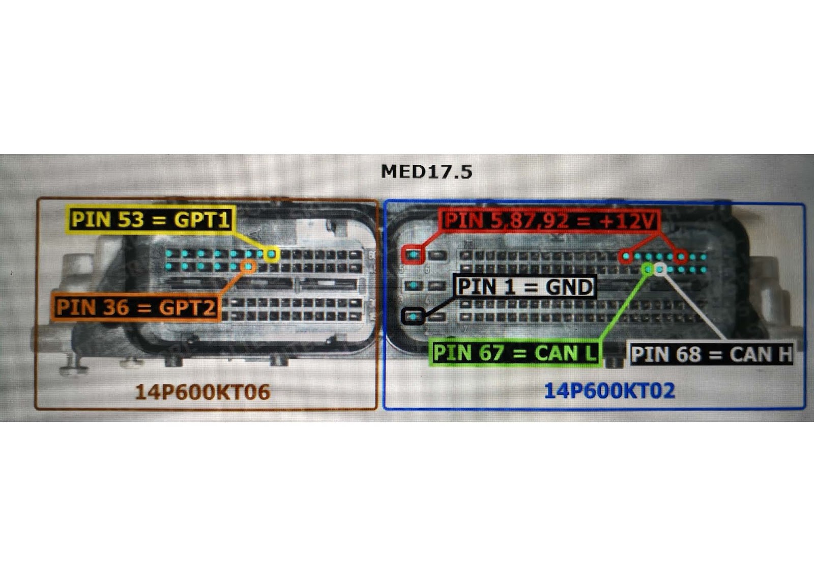 Эбу бош edc17cv54 распиновка - 88 фото