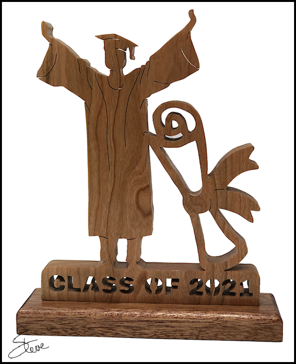 Scrollsaw Workshop: Male and Female Graduate Class of 2021 Scroll Saw ...